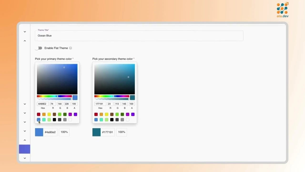 How to customize themes in ATA - ATA