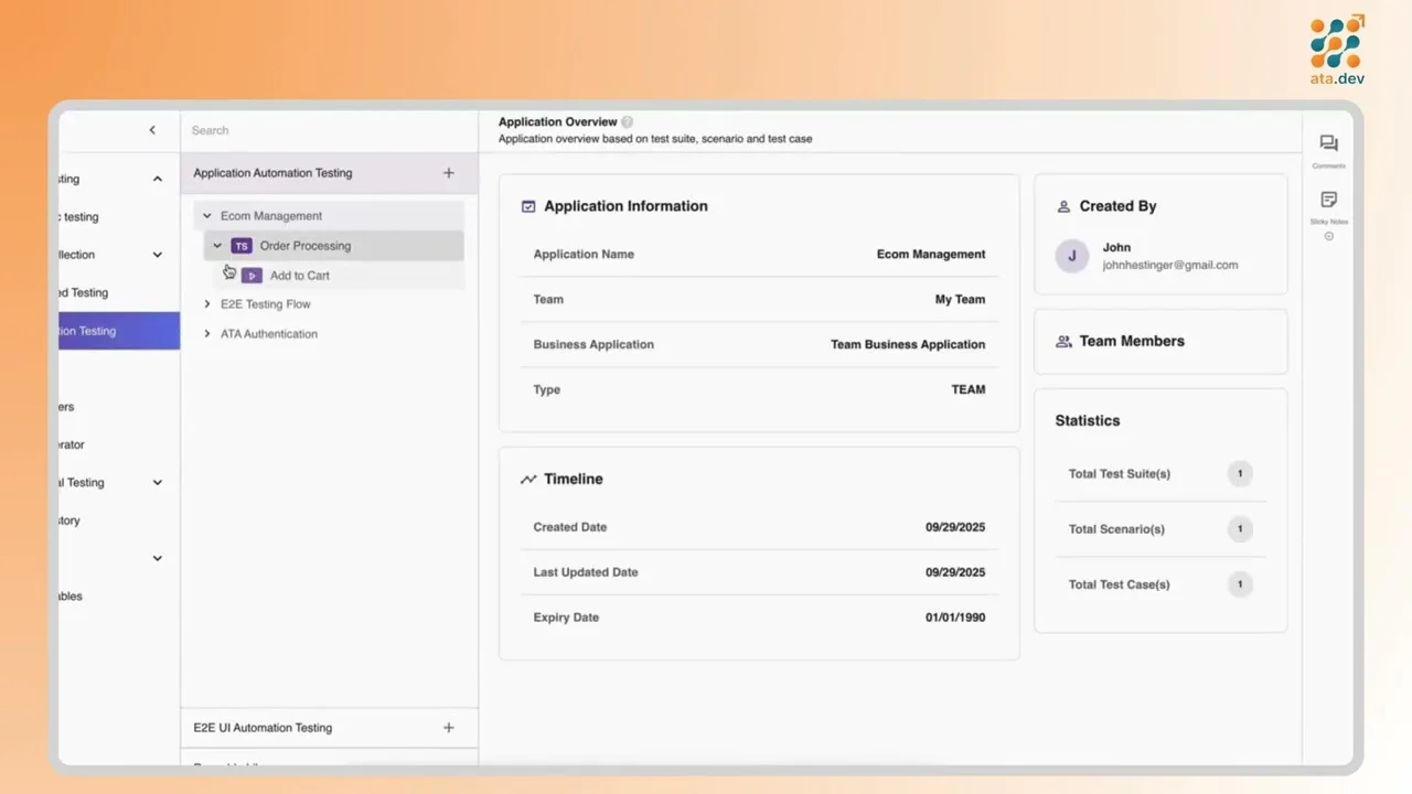 How to Record a Scenario in UI Automation Testing - ATA